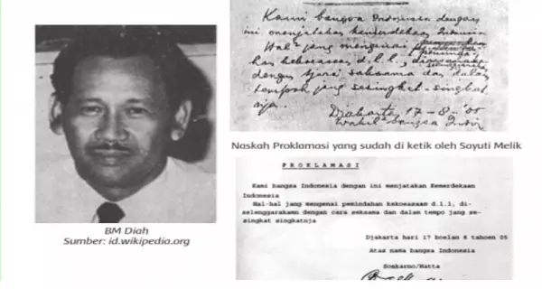 Kisah BM Diah, Sosok Wartawan yang Memungut Teks Proklamasi Asli dari ...