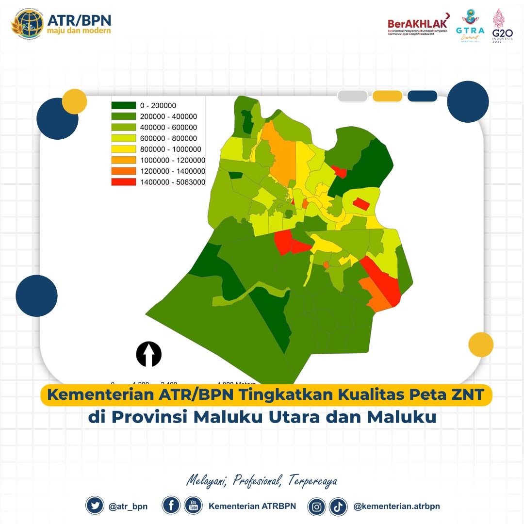 Kementerian ATR Tingkatkan Kualitas Peta ZNT di Maluku-Malut ...